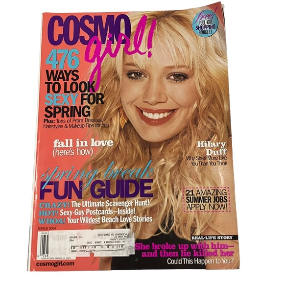 Cosmo Girl | Other | Cosmo Girl Magazine March 204 Hilary Duff Cover ...
